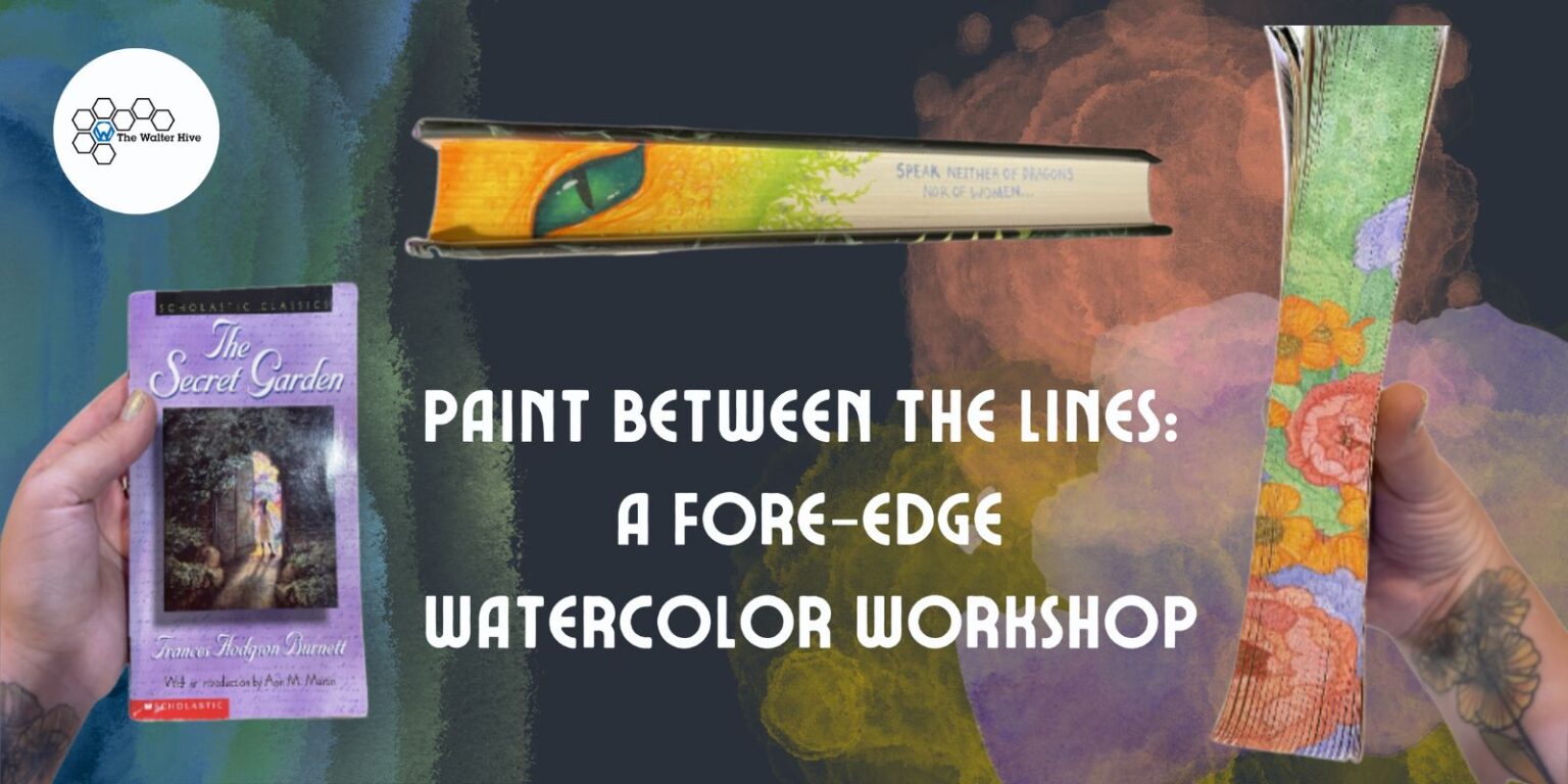 Fore Edge Painting Workshop At Changing Hands • The Walter Hive